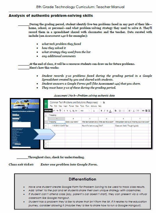 8th grade tech curriculum sample 3